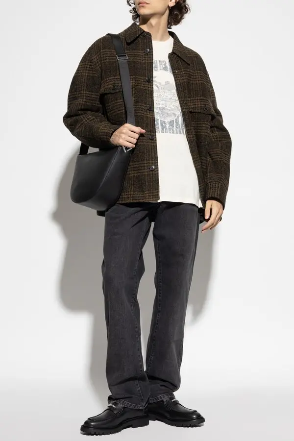 MARANT Kervey Checked Wool Jacket