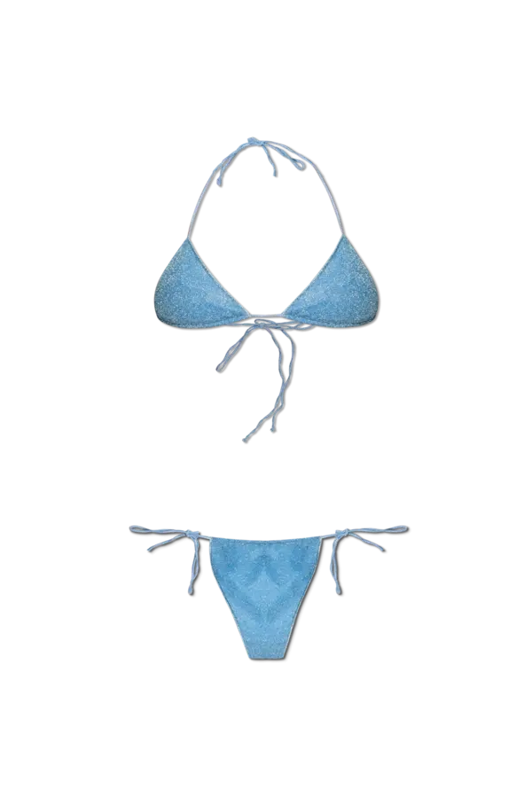 Oseree Shimmering Two-piece Swimsuit - Blue