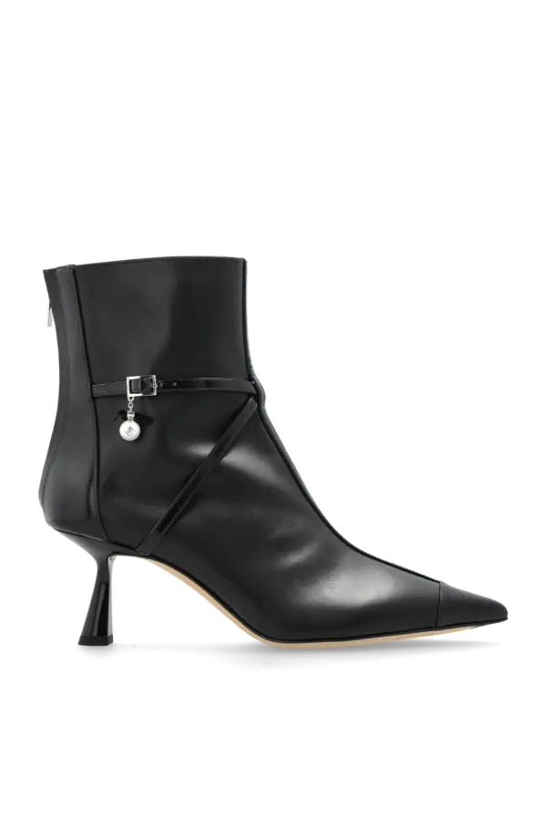 JIMMY CHOO Aren Heeled Ankle Boots