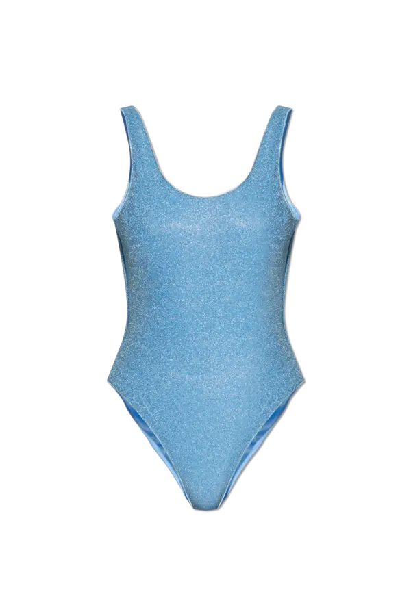 Oseree Shimmering One-piece Swimsuit - Blue