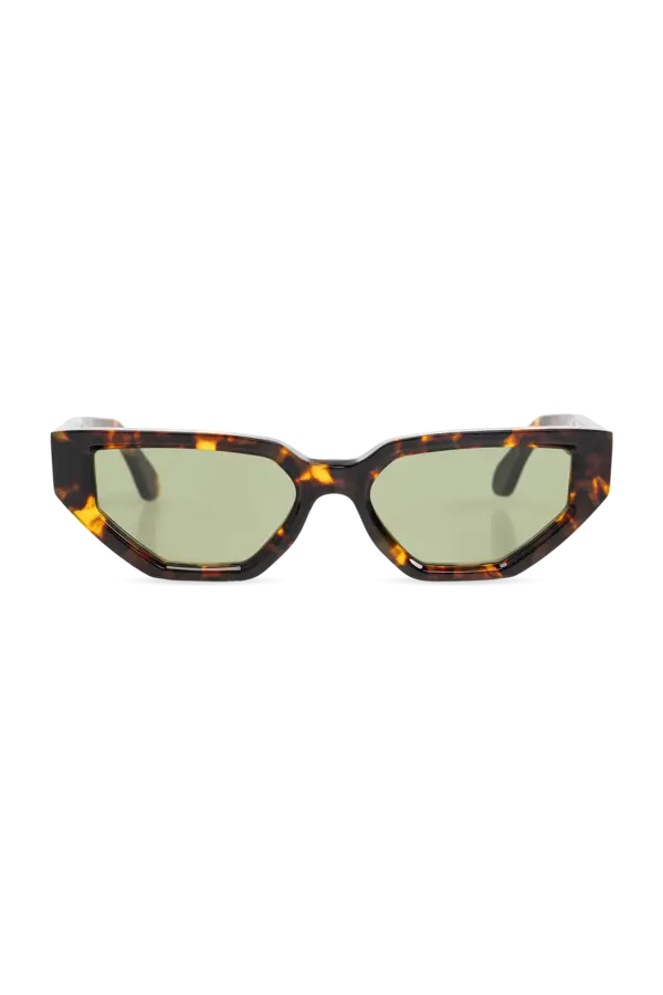 Golden Goose Geometric Sunglasses With Tortoiseshell Frames - Brown