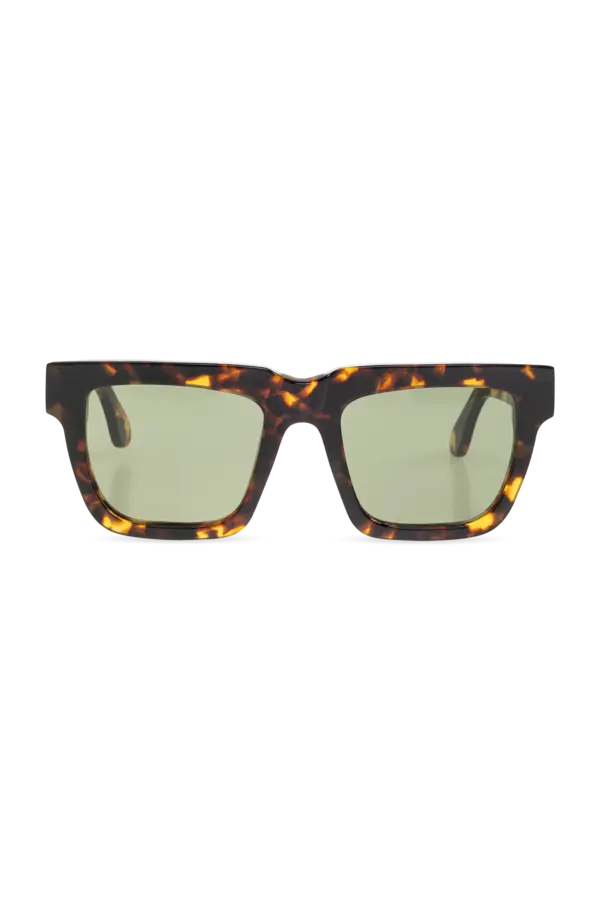 Golden Goose Tortoiseshell Sunglasses With Case - Brown