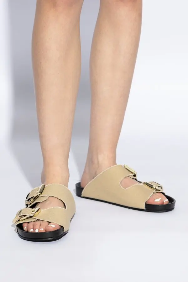 IRO PARIS Billie Slides - Beige