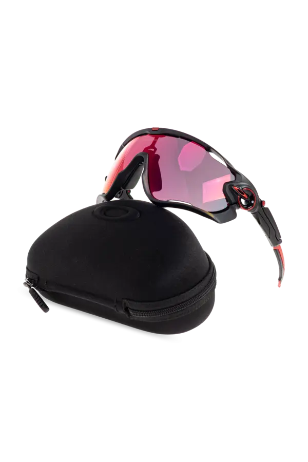 Oakley Jawbreaker Shield Sunglasses - Black