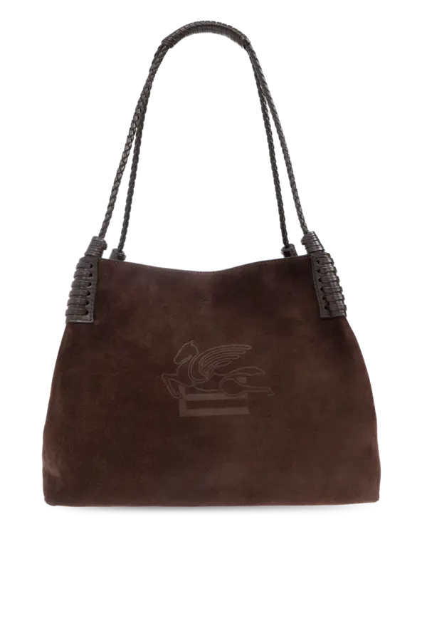 Etro Suede Shoulder Bag - Brown