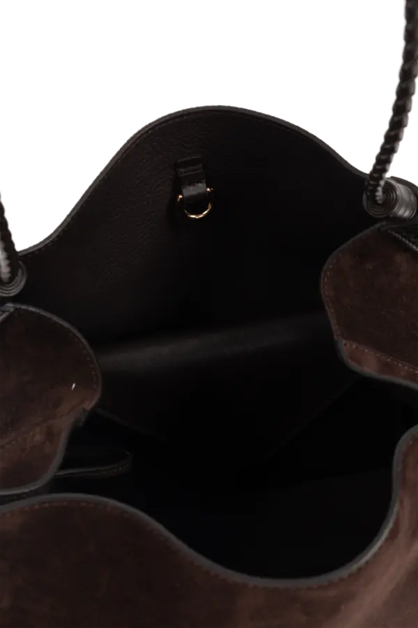 Etro Suede Shoulder Bag - Brown