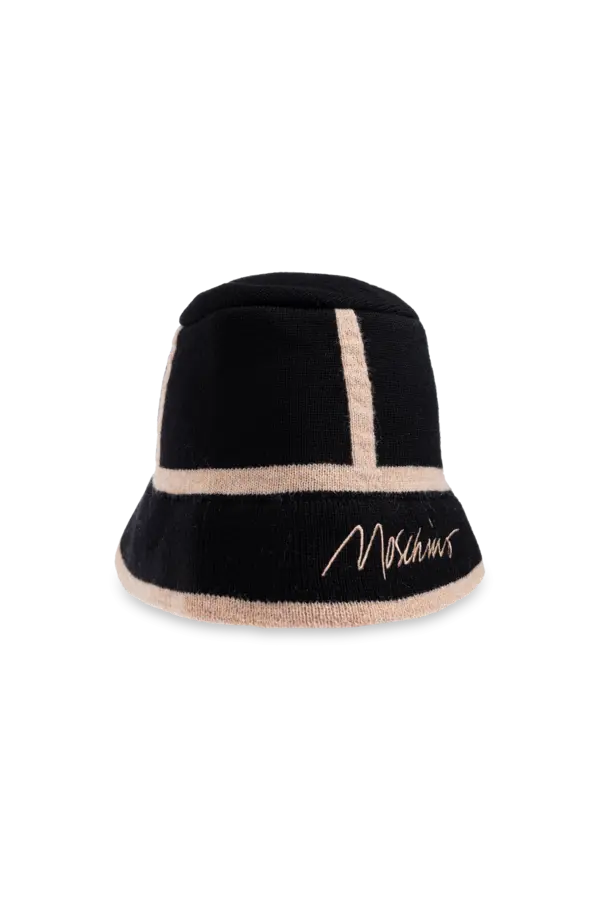 Moschino Logo Hat - Black