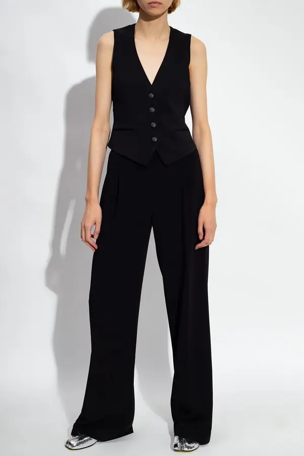 Michael Kors Pleat-front Wide Leg Trousers