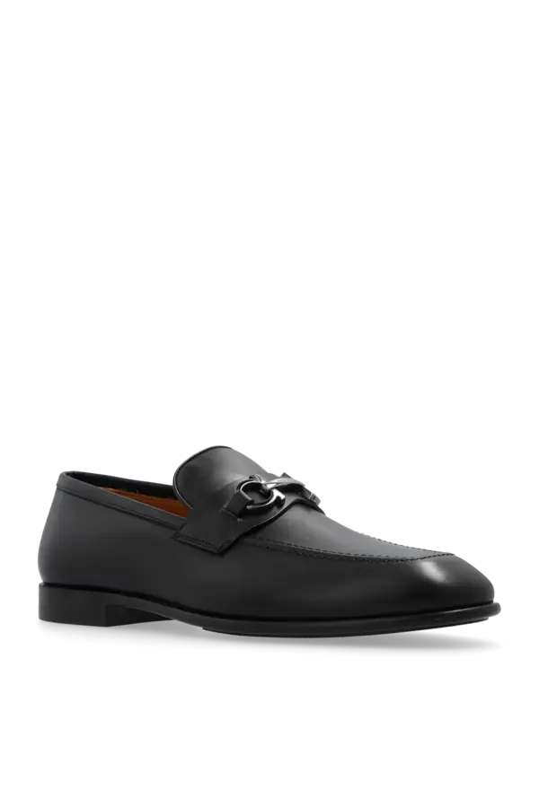 FERRAGAMO Gancini Leather Loafers