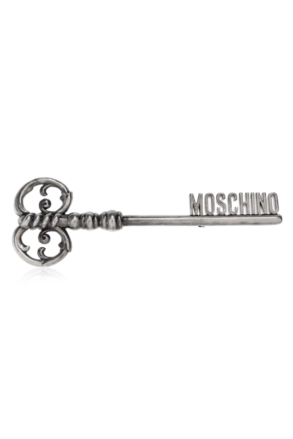 Moschino Key Brooch - Silver