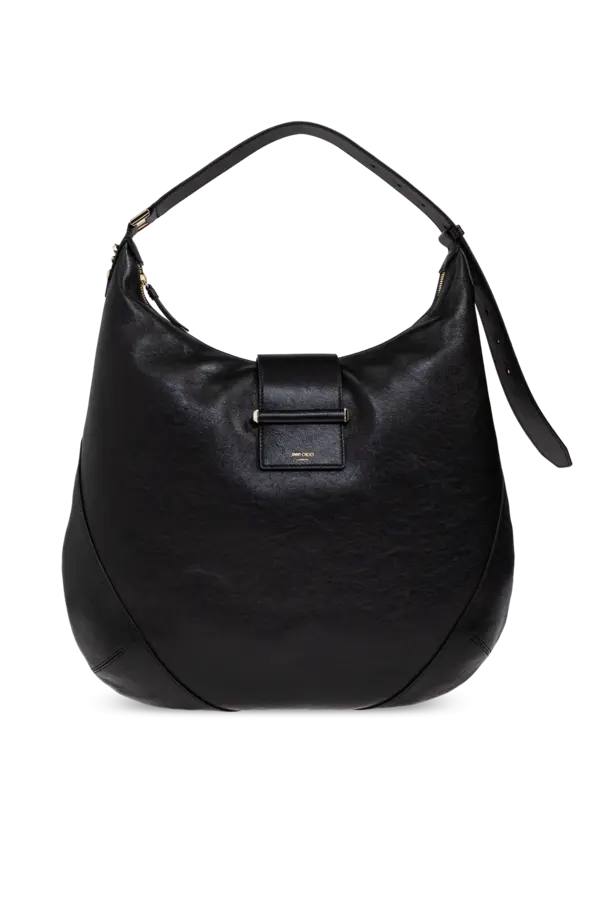 JIMMY CHOO Bar Medium Shoulder Bag - Black