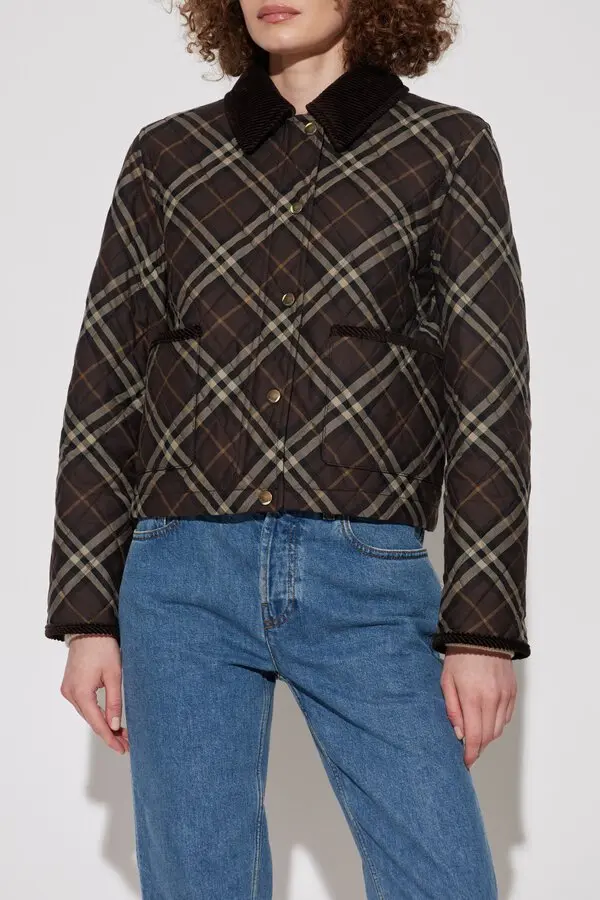 Burberry Quilted Check Jacket