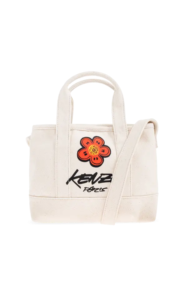 Kenzo Printed Canvas Handbag