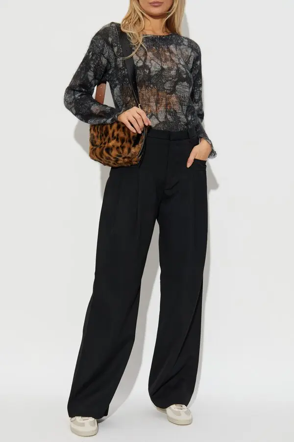R13 Wool Pleated Trousers
