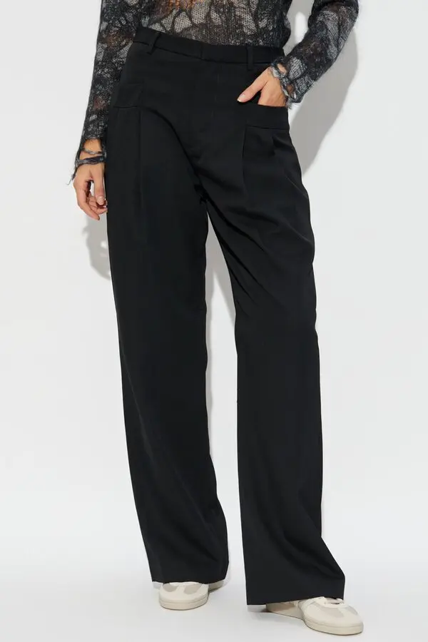 R13 Wool Pleated Trousers