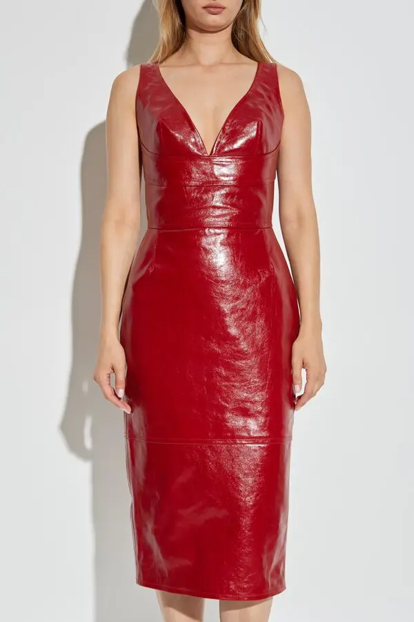 Dsquared2 Leather Dress