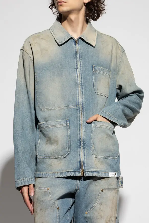 GOLDEN GOOSE Vintage Effect Denim Jacket