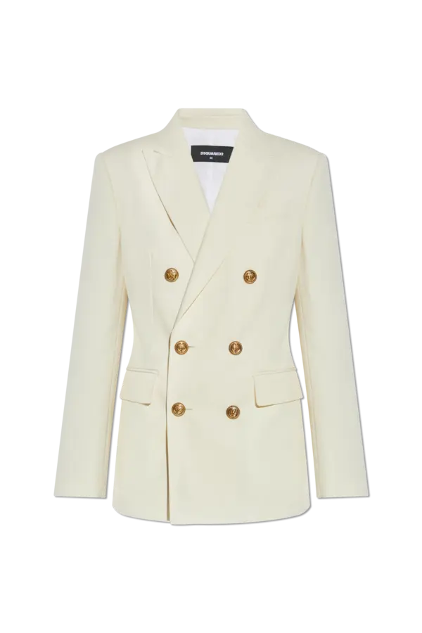 Dsquared2 Wool Blazer - Cream