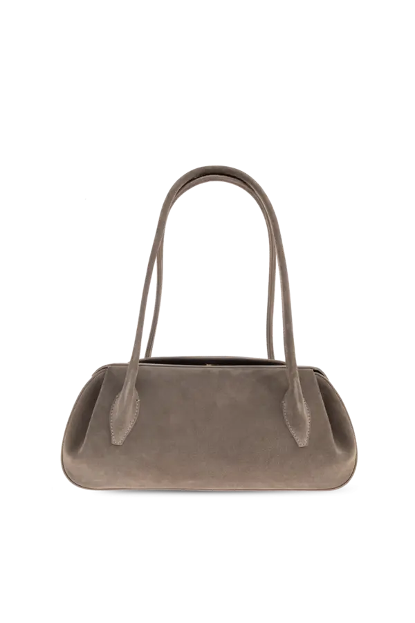 Yuzefi Oyster Shoulder Bag - Grey