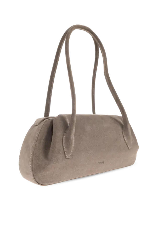 Yuzefi Oyster Shoulder Bag - Grey