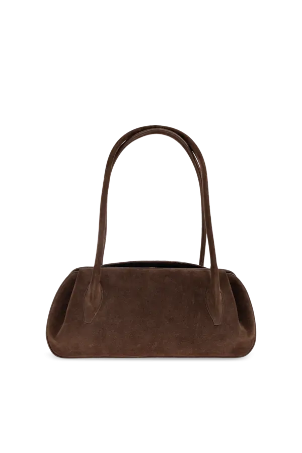 Yuzefi Oyster Shoulder Bag - Brown