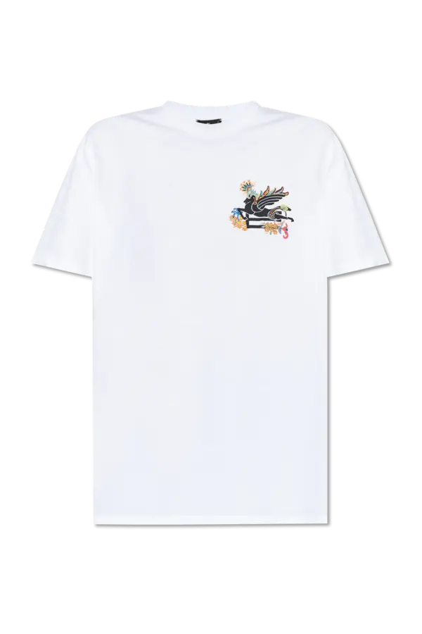 Etro Embroidered Logo T-shirt - White
