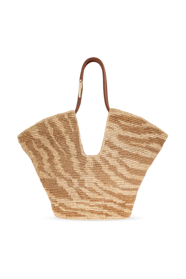 Zimmermann Raffia Shopper Bag - Beige