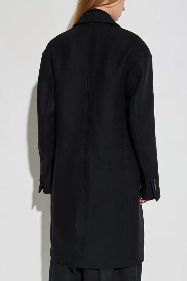 Dsquared2 Wool Overcoat - Black