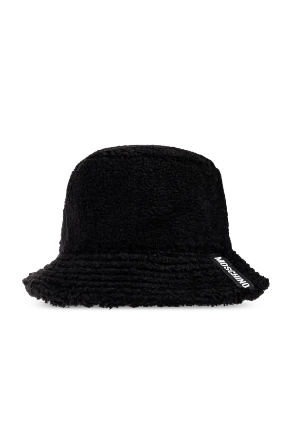 Moschino Hat With Logo - Black