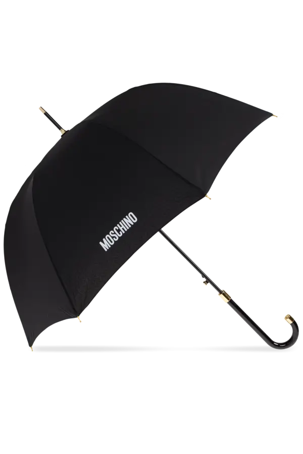 Moschino Patterned Umbrella - Black