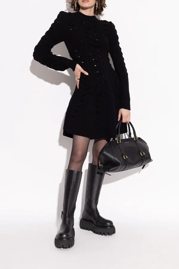 Alexander McQueen Leather Platform Boots