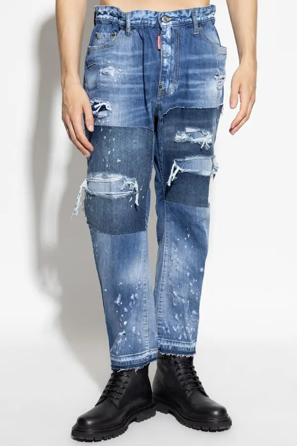 Dsquared2 Big Brother" Patchwork Jeans