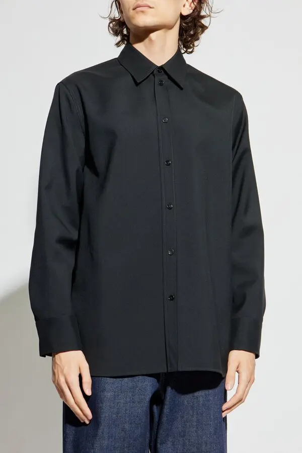 JIL SANDER Wool Shirt - Black