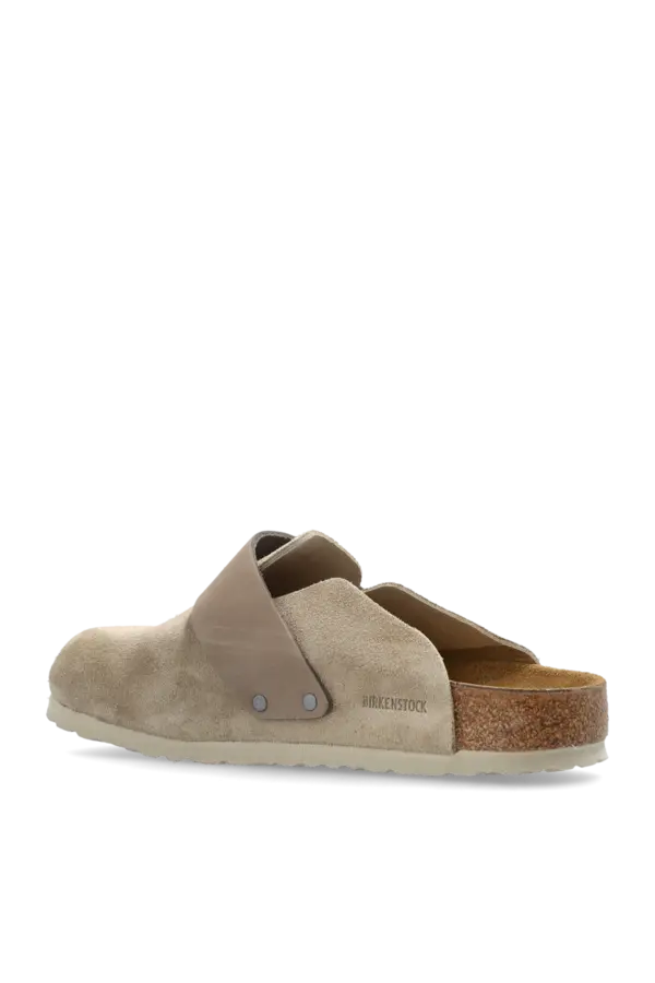 BIRKENSTOCK Loma Suede Slides - Beige