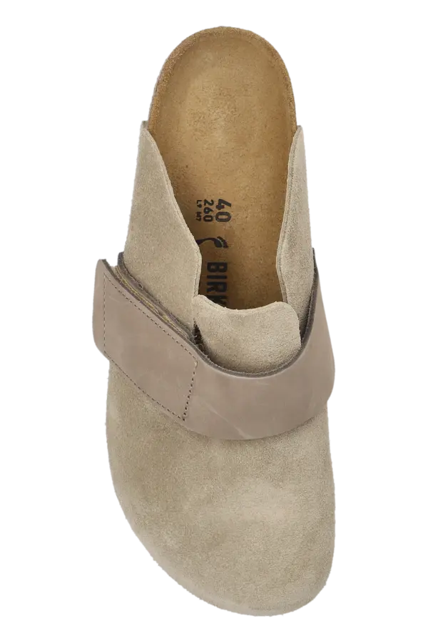 BIRKENSTOCK Loma Suede Slides - Beige