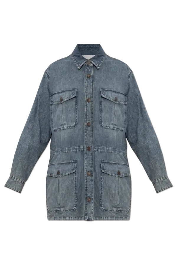 MARANT ETOILE Nossia Denim Jacket - Blue
