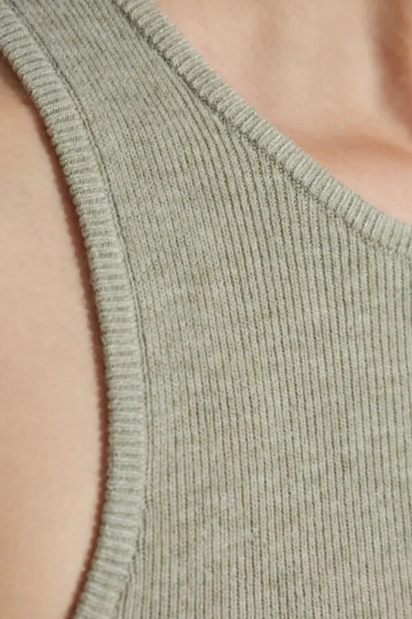 Fear Of God Sleeveless Crop Top - Grey