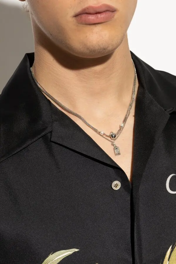 Alexander McQueen Necklace With Shimmering Crystals