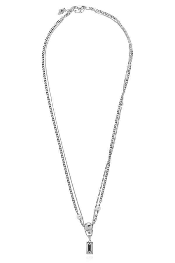 Alexander McQueen Necklace With Shimmering Crystals