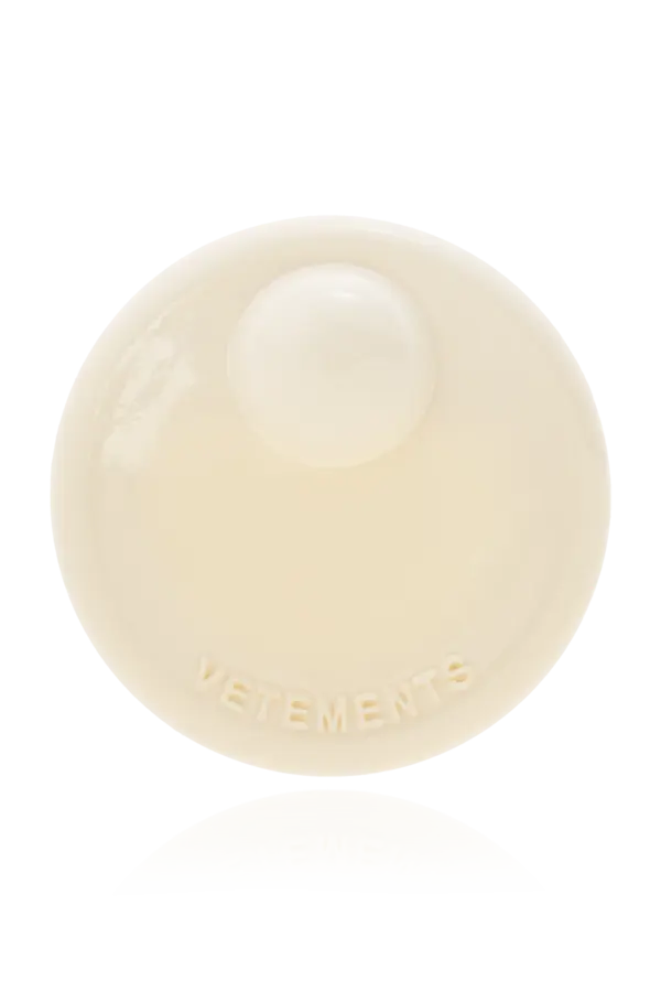 Vetements Logo Brooch - Beige