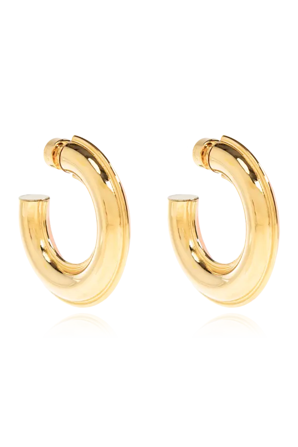 Marni Brass Hoop Earrings - Gold