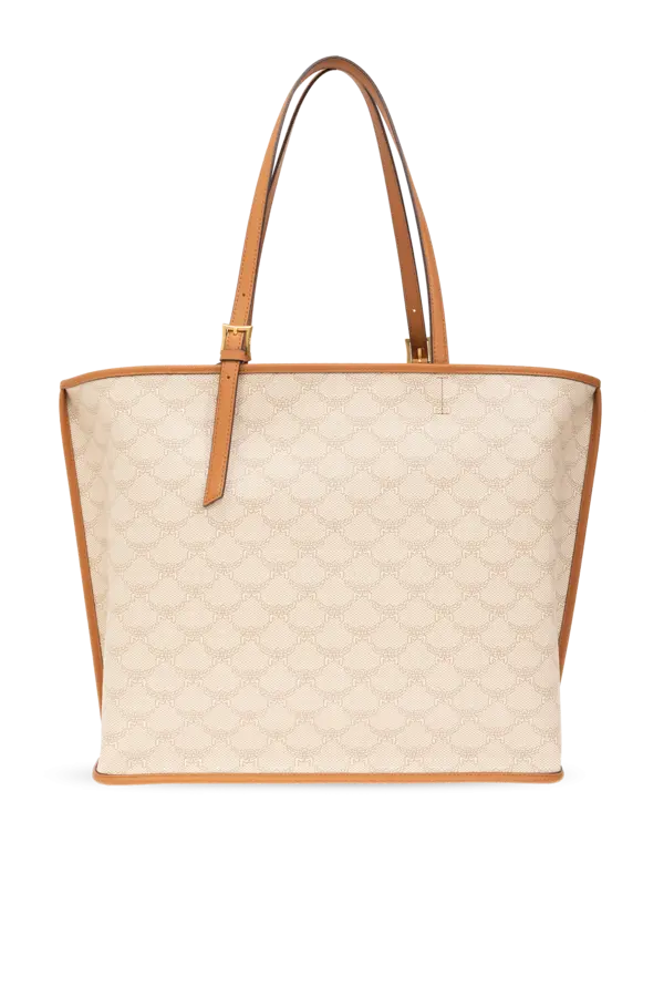 Mcm Himmel Medium Shopper Bag - Beige