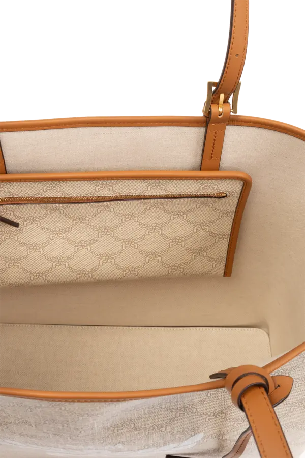 Mcm Himmel Medium Shopper Bag - Beige