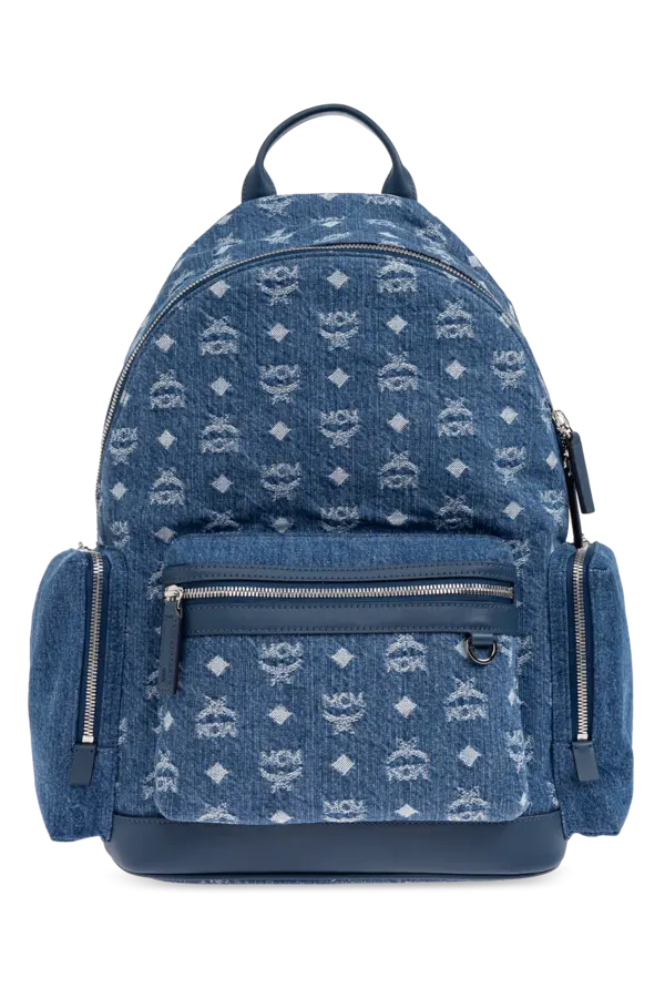 Mcm Stark Backpack - Blue