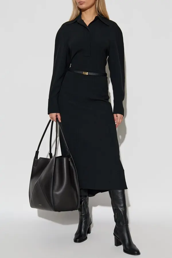 Victoria Beckham Collared Midi Dress