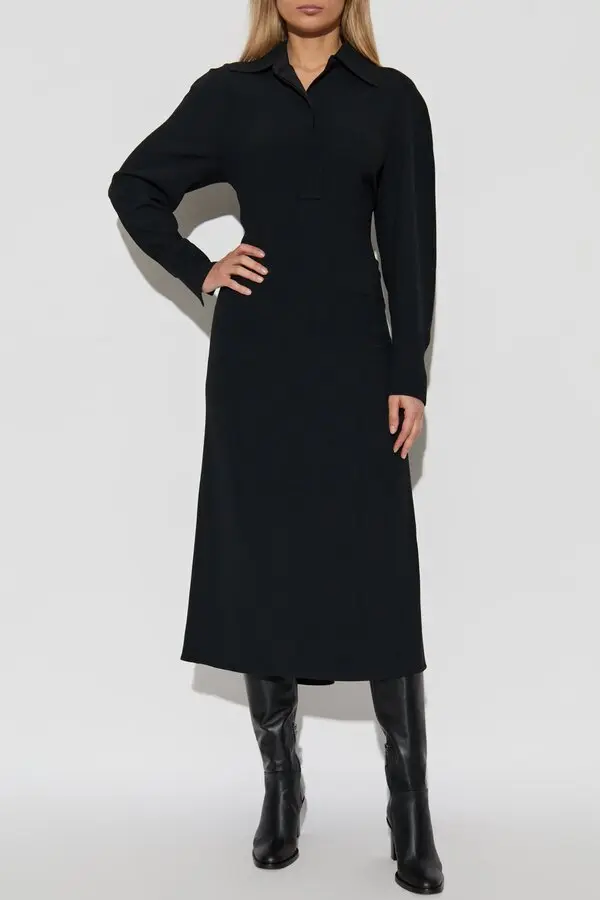 Victoria Beckham Collared Midi Dress