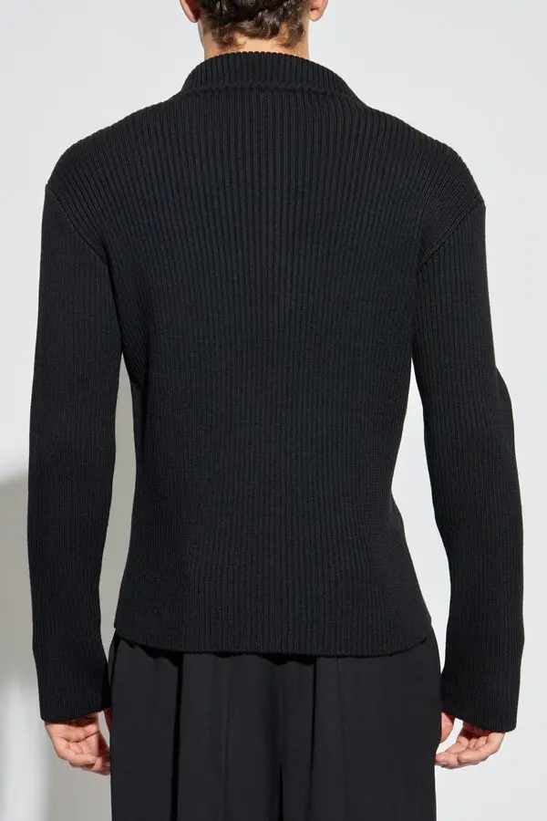 COURREGES Ribbed Wool Sweater
