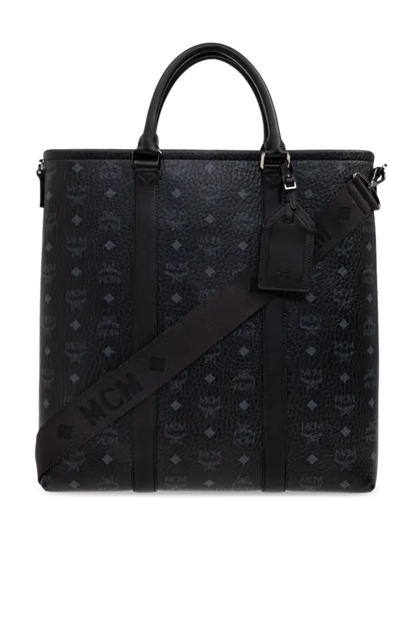 Mcm Aren Large Shopper Bag - Black