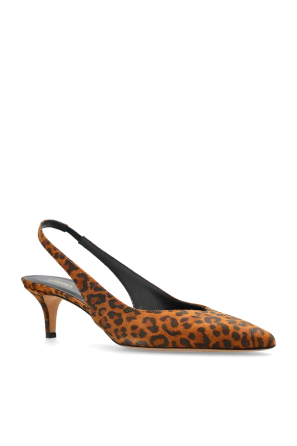 Isabel Marant Padim Leopard Print Heeled Shoes