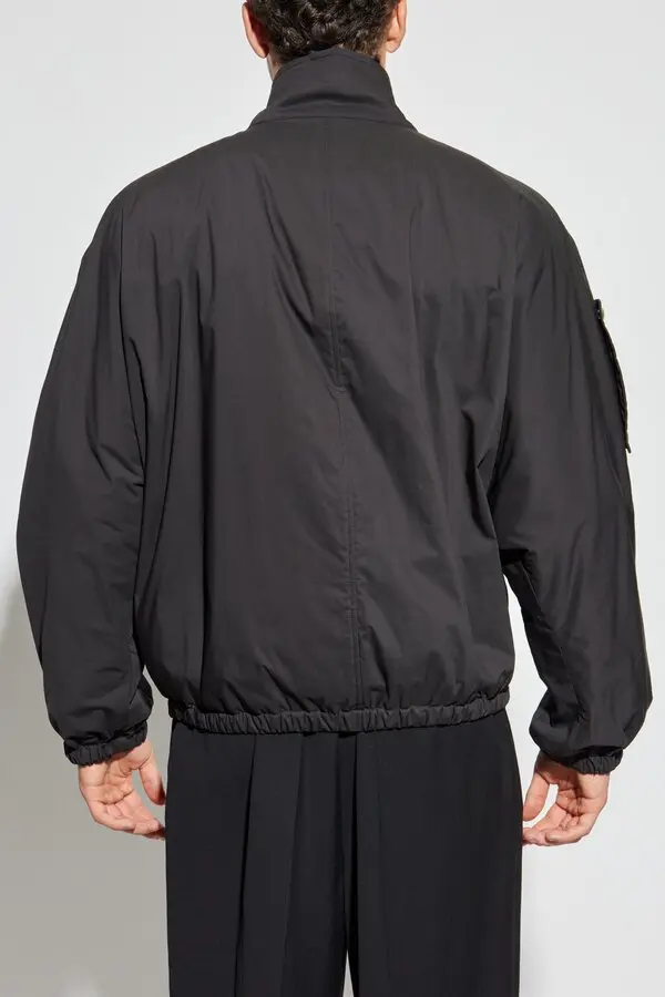 COURREGES Logo Bomber Jacket - Black